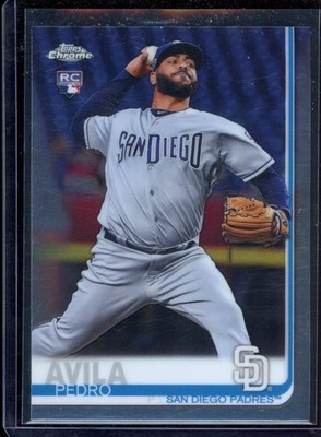 2019 Topps Chrome Pedro Avila Rookie RC #24 San Diego Padres | eBay