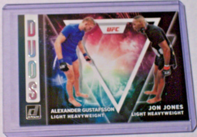 2022 Donruss UFC Duos Insert #9 Alexander Gustafsson Jon Jones Print ...