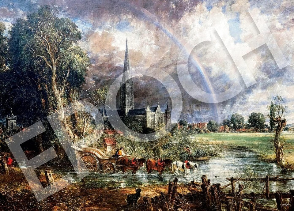 Salisbury Cathedral seen from the meadow 2000 Super Small Piece Puzzle ...