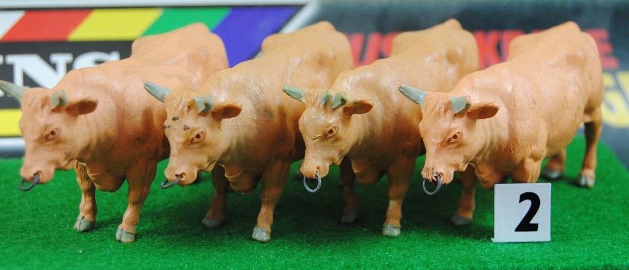 Various 1:32 BRITAINS FARM JERSEY BULL, DAIRY COWS & CALFS Animals ...