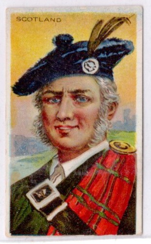 SCOTLAND, T-113 Types of Nations #37, Various Cigar Cos.. Factory 606 ...