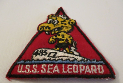 Original 60's-70's US Navy USS Sea Leopard SS-483 Submarine Patch | eBay
