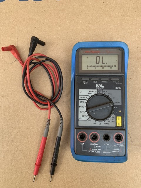 MATCO DIAGNOSTICS TOOLS KAL EQUIPMENT 3000 DIGITAL MULTIMETER METER ...