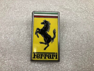 FERRARI 360,430,599,FRONT BUMPER,LOGO,BADGE,OEM FERRARI EMBLEM,P/N ...