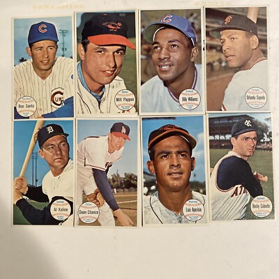 1964 Topps Giants Lot of 8 Cards VG-EX Santo, Colavito, Williams ...