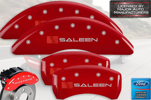 2015-2023 Ford Mustang GT "Saleen" Front + Rear Red MGP Brake Disc ...
