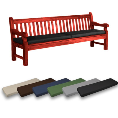 OUTDOOR 2 3 4 SEATER BENCH PAD WATERPROOF FABRIC GARDEN FURNITURE SEAT ...