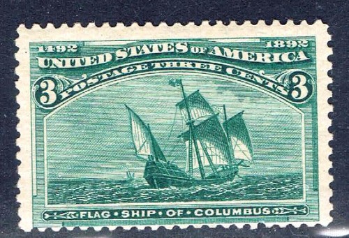 US 232 unused LH - 1893 3c Columbian L-ca5 | eBay
