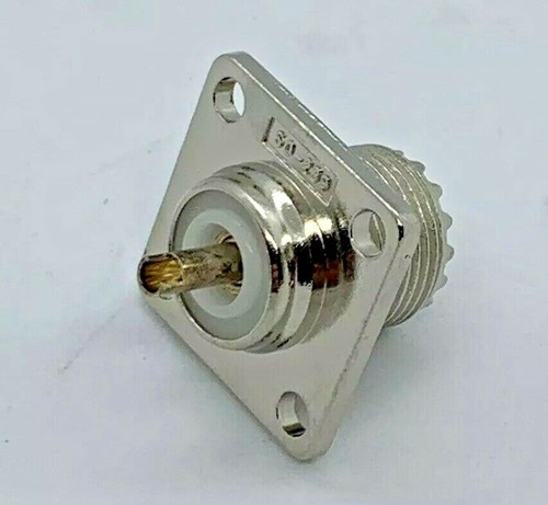 NEW UHF Panel Mount RF Connector Female USA SELLER | eBay