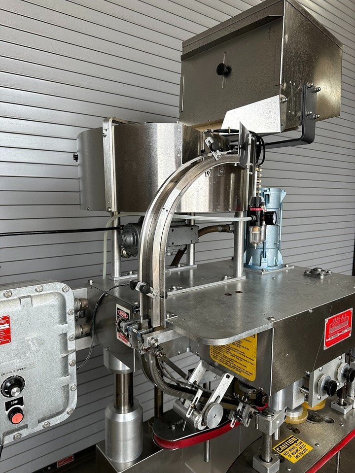 Kaps All EXPLOSION PROOF E4 Inline Quill Bottle Capper with Cap Feed ...