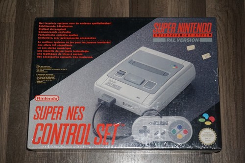 PAL Super NES Nintendo SNES Control Set System Console NEW Factory ...