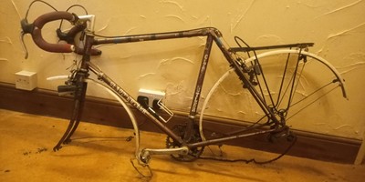 Claud Butler Vintage Bike Bicycle Reynolds 531st dark red/burgundy | eBay