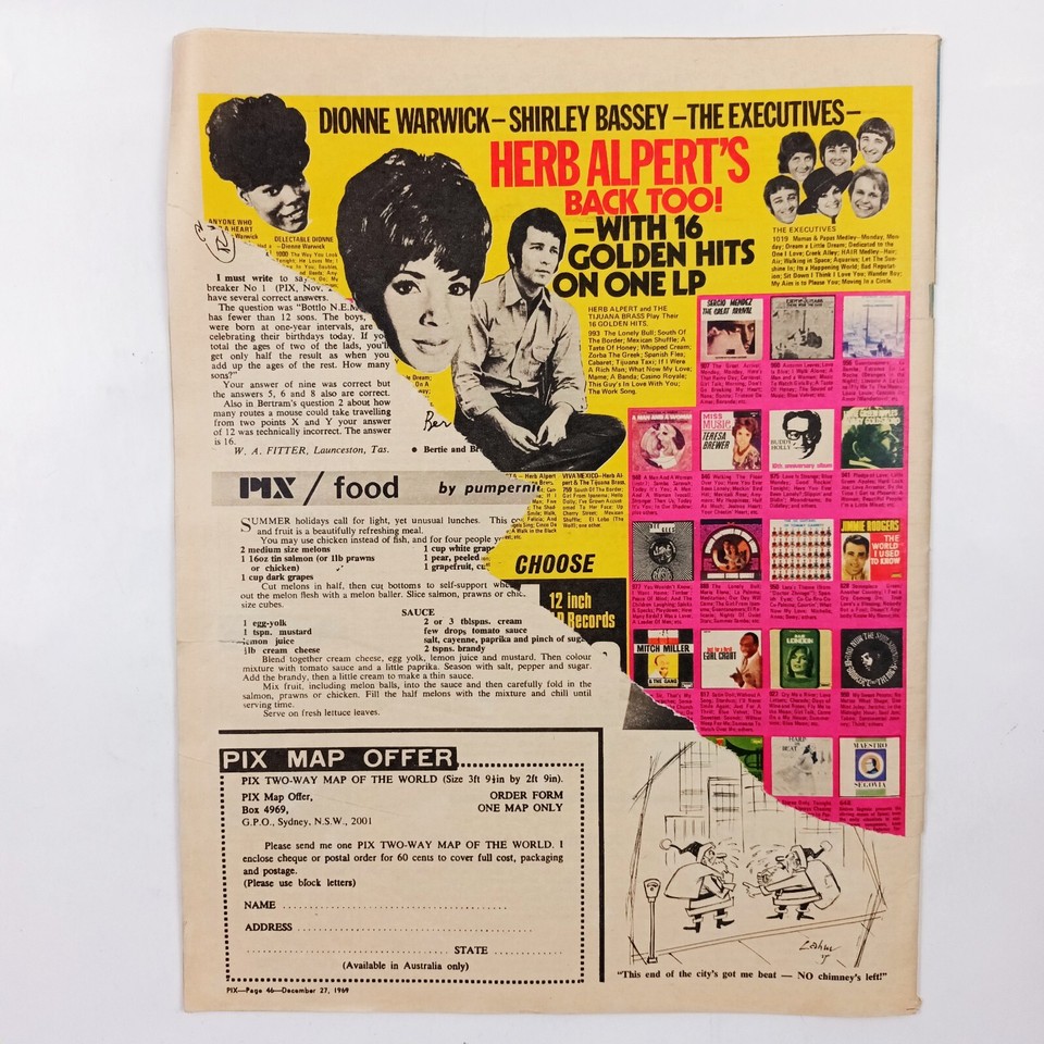 Pix December 27 1969. Marie Sokola Miss World Penny Plummer Edy ...