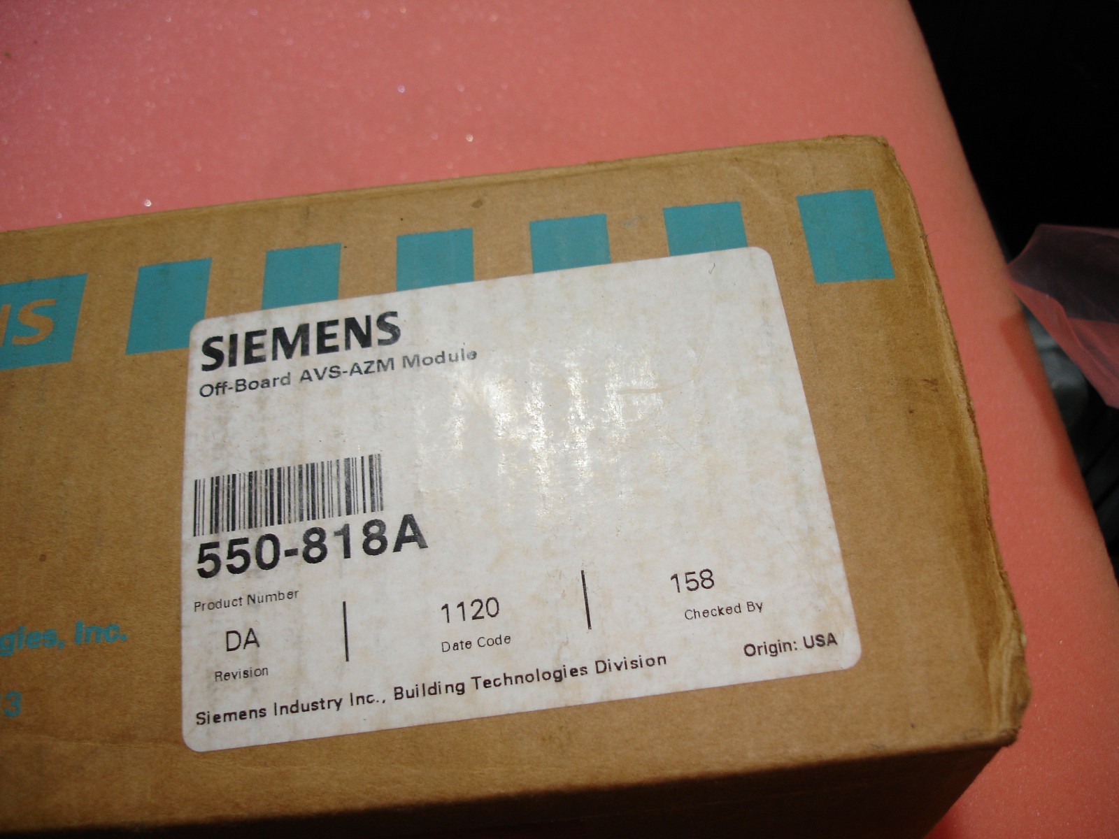 Siemens 550-818a Off-board Avs-azm Module Make OFFER for sale online | eBay