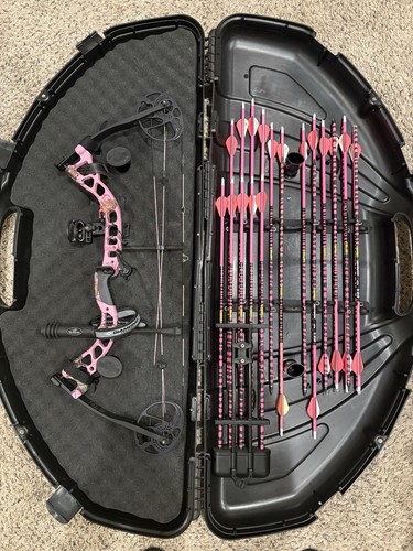 Diamond Archery Infinite Edge Pro Pink Compound Bow Set with ...