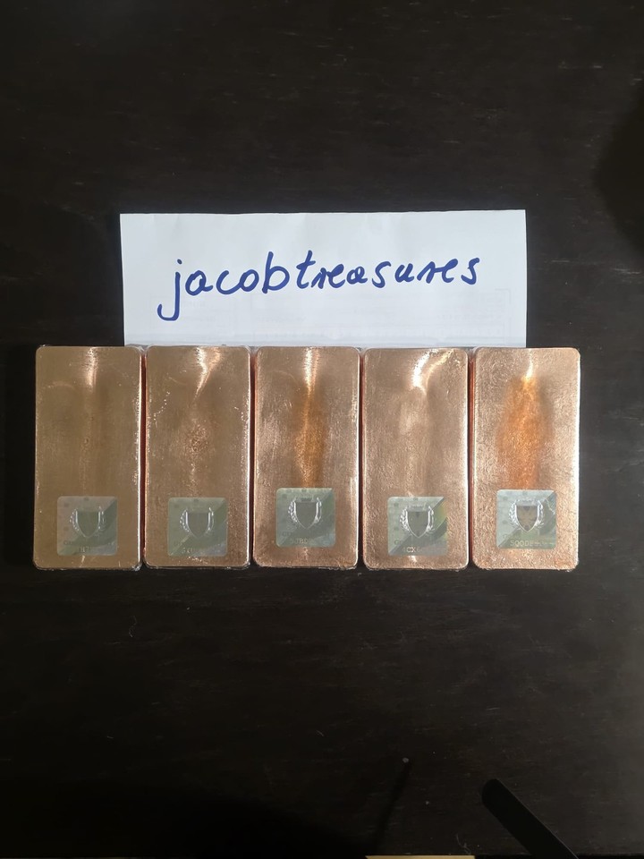 1KG / 1000g Pure Copper Bar GERMANIA MINT Pure Copper 999.9 in BOX ...