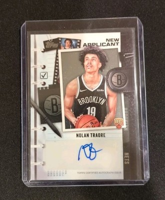 2025-26 Topps Basketball Nolan Traore New Applicant Auto RC | eBay