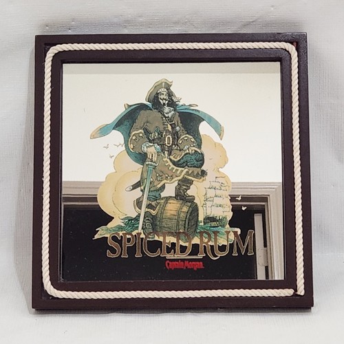 Captain Morgan Spiced Rum Rope Bar Man Cave Mirror Sign 12 X 12 | eBay