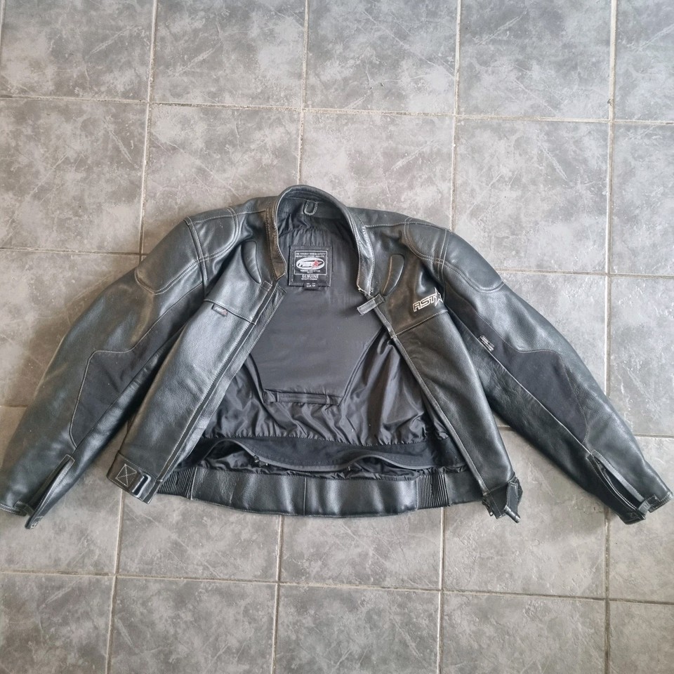 RST Leather Motorcycle Jacket Size UK 48,, Euro 58, See Photo's | eBay UK