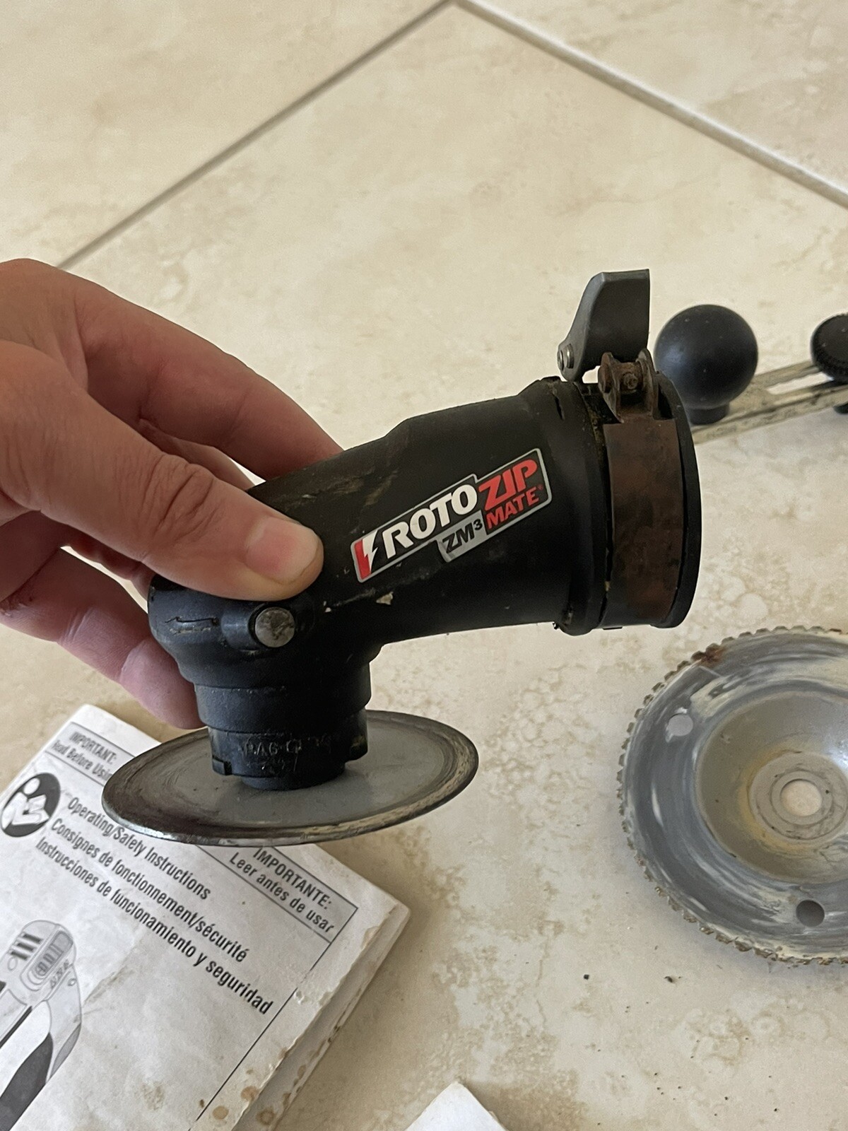 Bosch RotoZip RZ20 Saw With Accessories and Storage Bag Functions | eBay