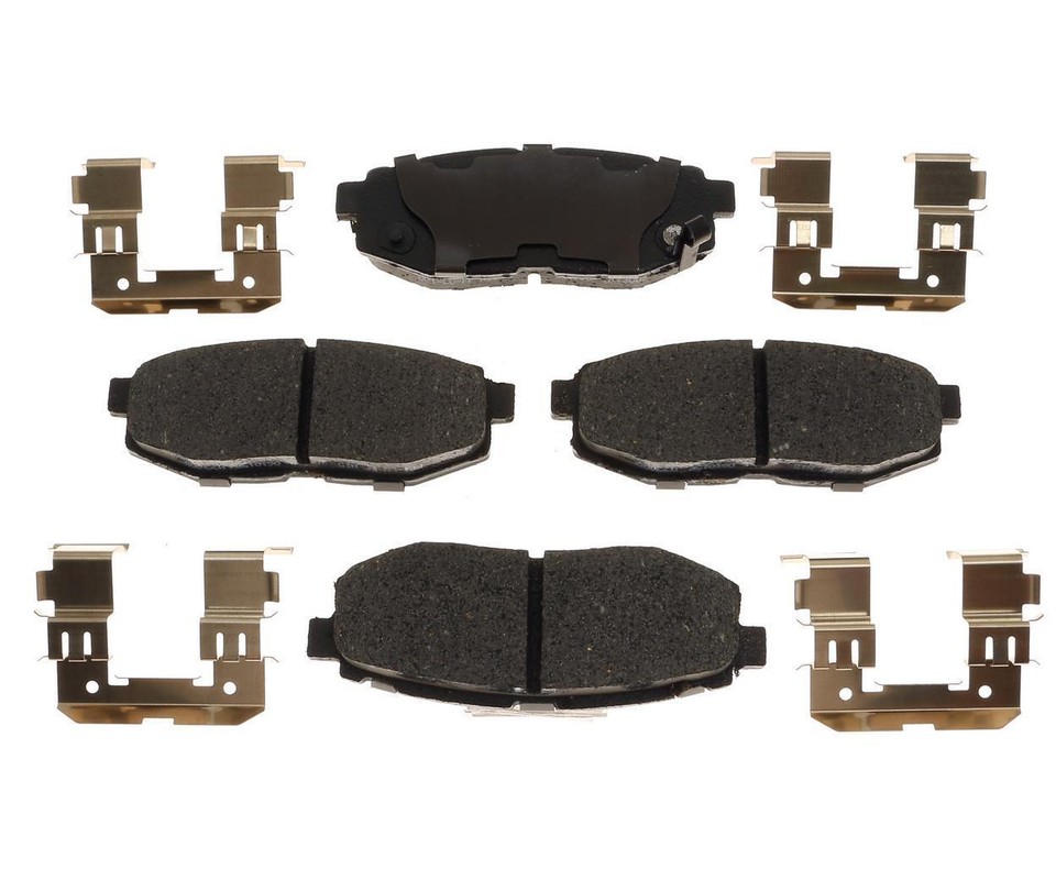 Disc Brake Pad Set for Fits 2018-2014 Subaru Forester Rear, 2014-2010 ...