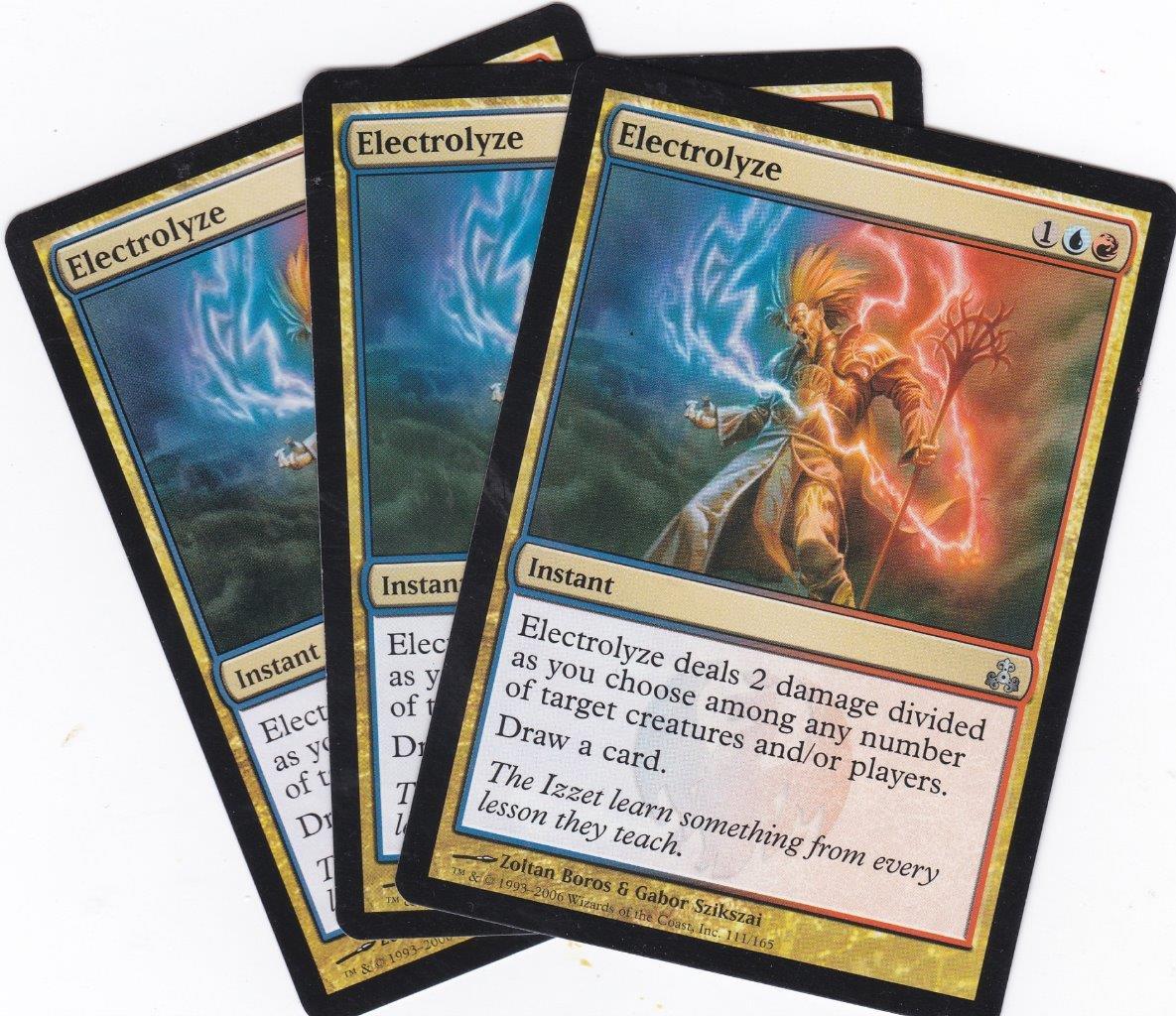 MTG: Guildpact: Electrolyze X 3 | eBay