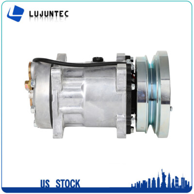 AC Compressor w/Clutch & Pulley For Caterpillar 3E1906 1011759 58768 CO ...