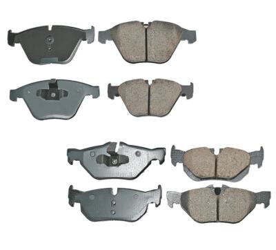 For BMW E90 E91 E92 328i 328xi Front & Rear Disc Brake Pads KIT Akebono ...