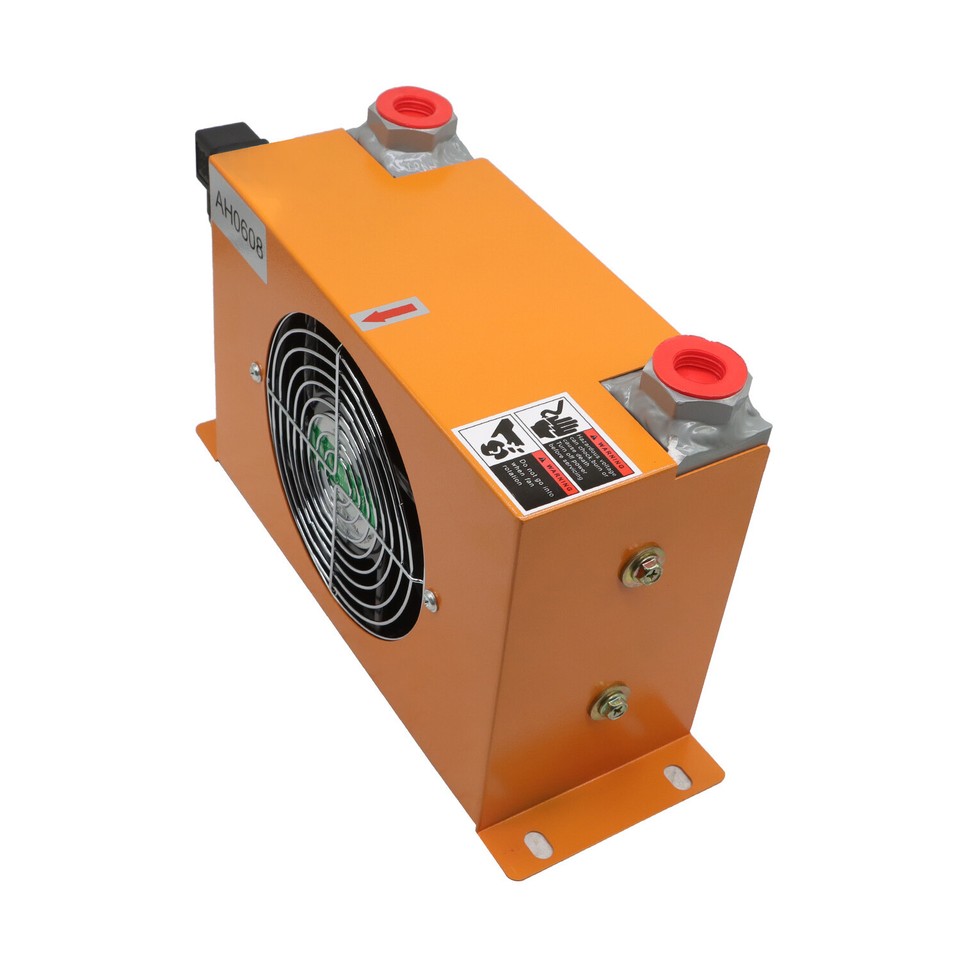AH0608T-CA Hydraulic Air Cooler Air-cooled Oil Radiator DC12V 1.8KW 60L ...