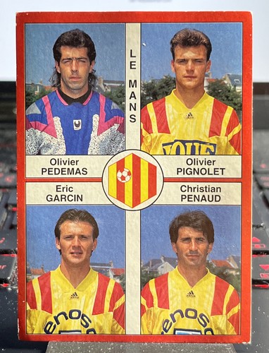 356 PEDEMAS PIGNOLET GARCIN PENAUD LE MANS FOOT 95 1995 FOOTBALL | eBay