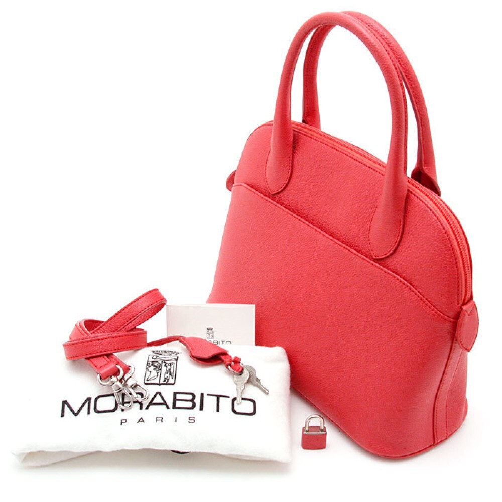 Authentic MORABITO Paris Dina 2way leather Bag Should… - Gem