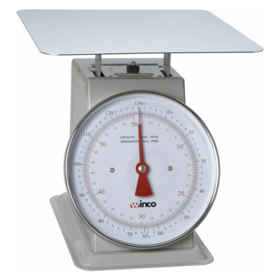 Kitchen Receiving Scale 9 Easy Read Dial Heavy Duty Graduated White 130 ...