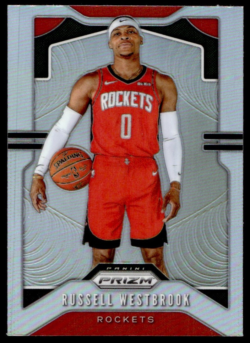 2019-20 Panini Prizm Silver Russell Westbrook Houston Rockets #182 | eBay