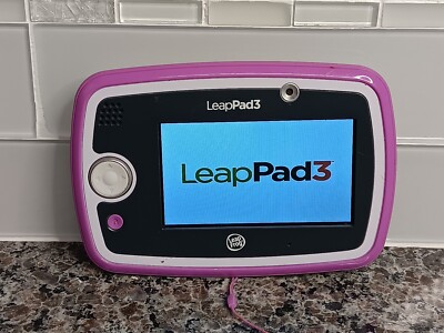 LEAP FROG LeapPad3 Pink Learning Tablet Game Tested Working NO Charger ...