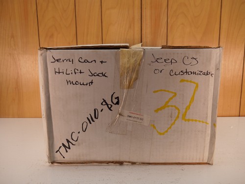 Tomken Machine Single Gerry Can Jack Mount 76-86 Jeep or Universal Flat ...