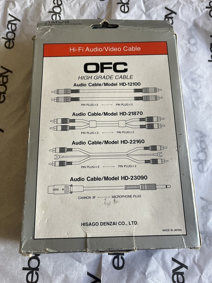 Amos High Grade Cable Audio Video OFC Copper Wire 2.0mm 2X Brand New ...