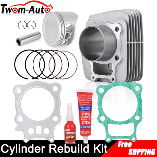 Top End Kit Big Bore Cylinder Head Piston Kit For Honda Rancher TRX350 ...