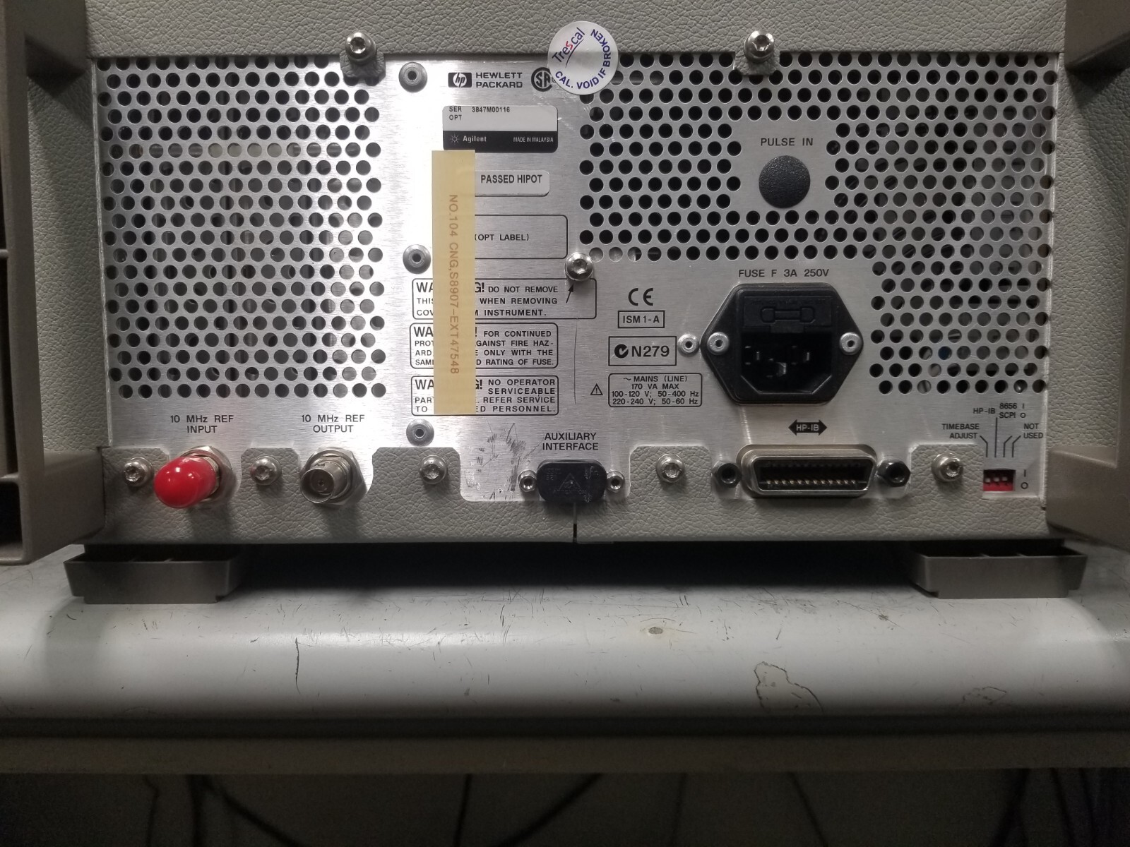 Agilent 8648B RF Signal generator WORKS GREAT! 12dBm max 9kHz-2GHz, AM ...