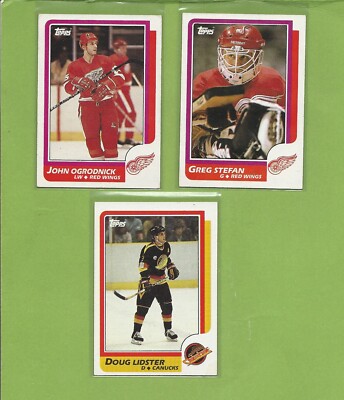 1986-87 Topps Hockey 3 Card Lot | eBay