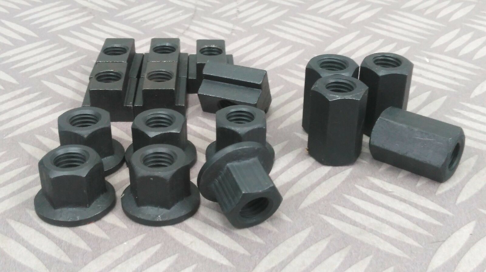 Clamping Kit Step Block T-Slot Stud Set 58pc-Sizes M8 M10 M12 M14 M16 ...