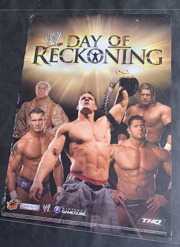WW Day Of Reckoning Promotional Video Game Poster | eBay UK
