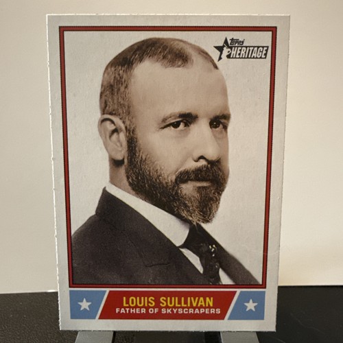 2025 Topps Heritage NOTABLE AMERICANS - Louis Sullivan #NS-99 | eBay
