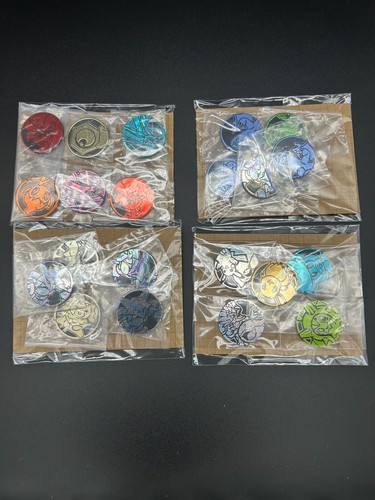 Pokemon TCG Collectible Flip Coins Lot Of 21 Coins Pikachu Eevee Japan ...