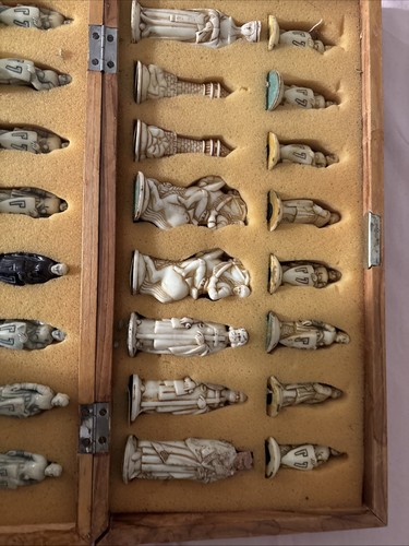 32pcs Only Chess Pieces Complete Chess Set Wooden Chess Board | eBay