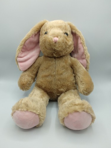 Build A Bear Workshop Bunny Rabbit Stuffed Animal Pawlette Tan Pink ...