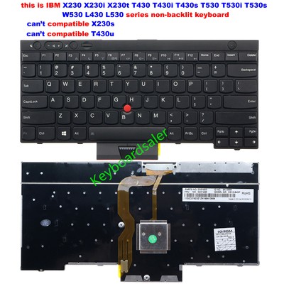 NEW for lenovo IBM Thinkpad W530 T430 T430S T430i T530 T530i laptop US ...