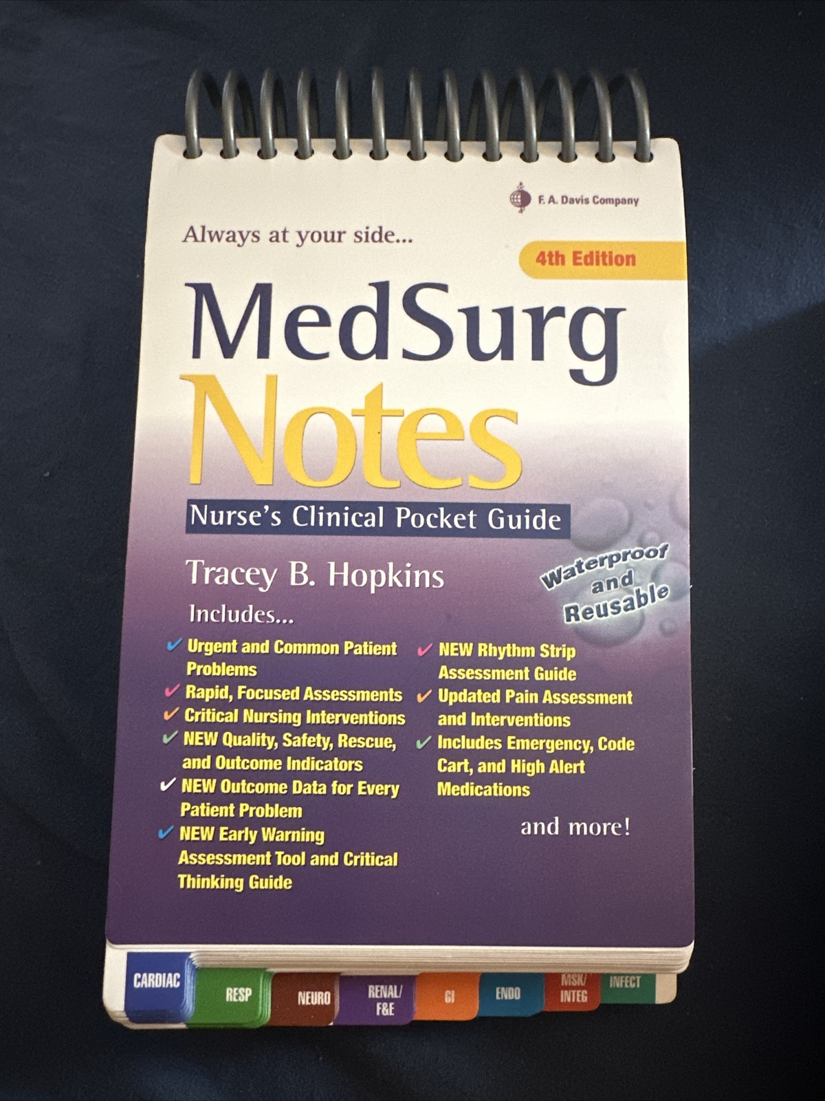 Med Surg Notes : Nurse's Clinical Pocket Guide by Tracey Hopkins (2016 ...