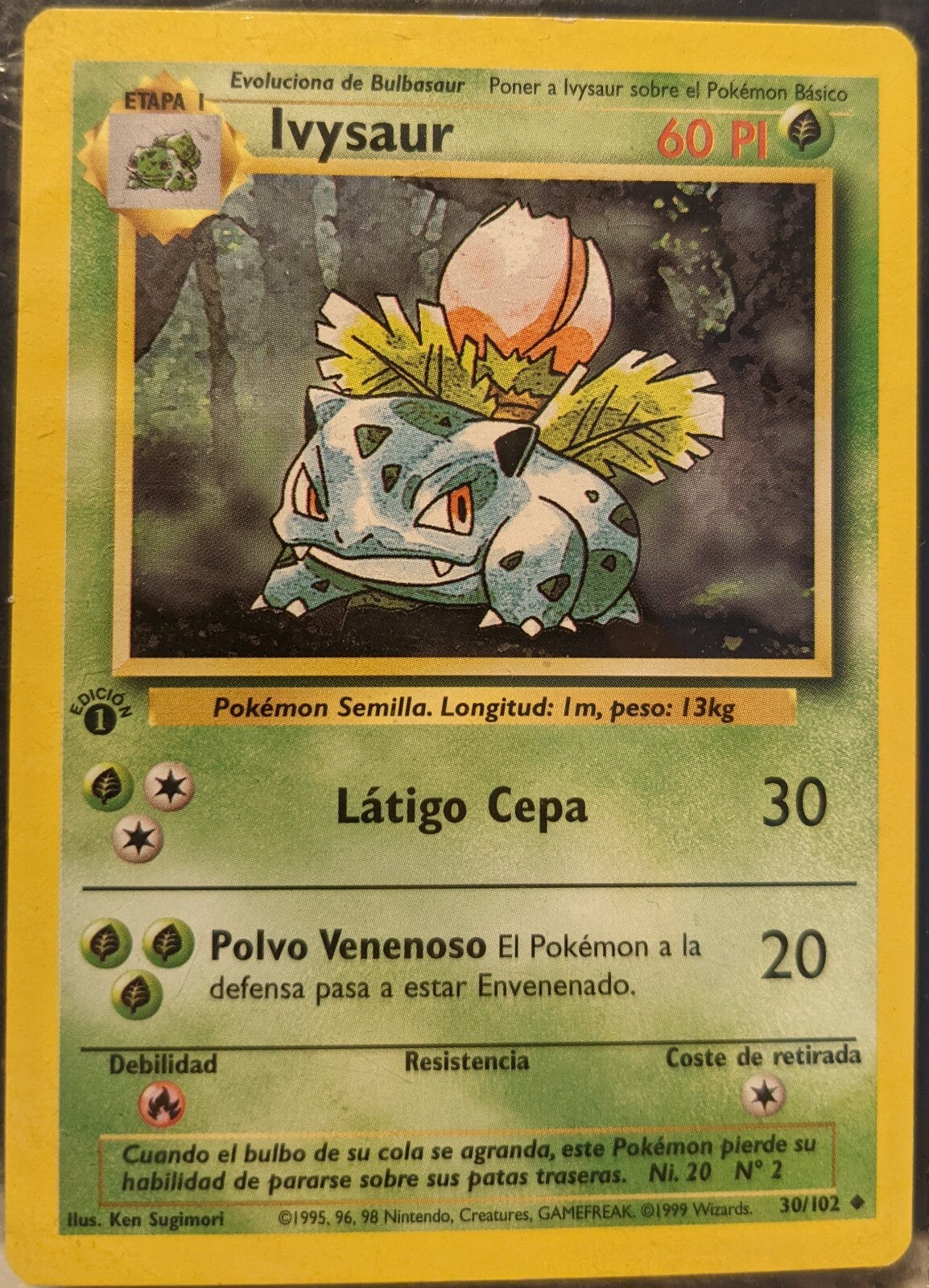 Pokemon Base Set 1st Edition Ivysaur (uncommon) | eBay