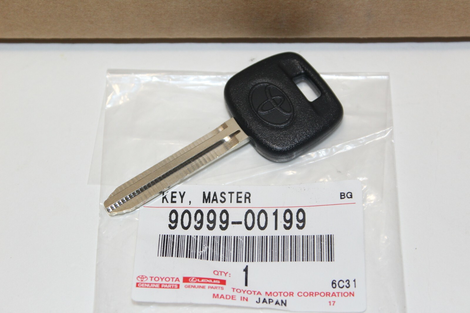 GENUINE TOYOTA CAMRY TUNDRA YARIS CELICA NON CHIP UNCUT BLANK KEY 90999 ...