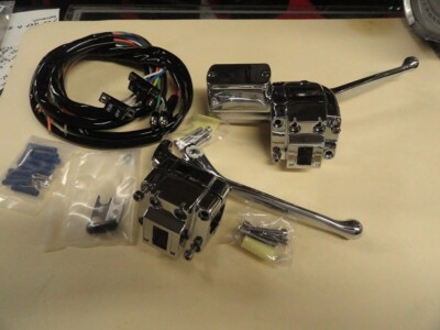 SHOVELHEAD-PANHEAD "NEW" 1972-81 CHROME HANDLEBAR CONTROL KIT #44705 | eBay